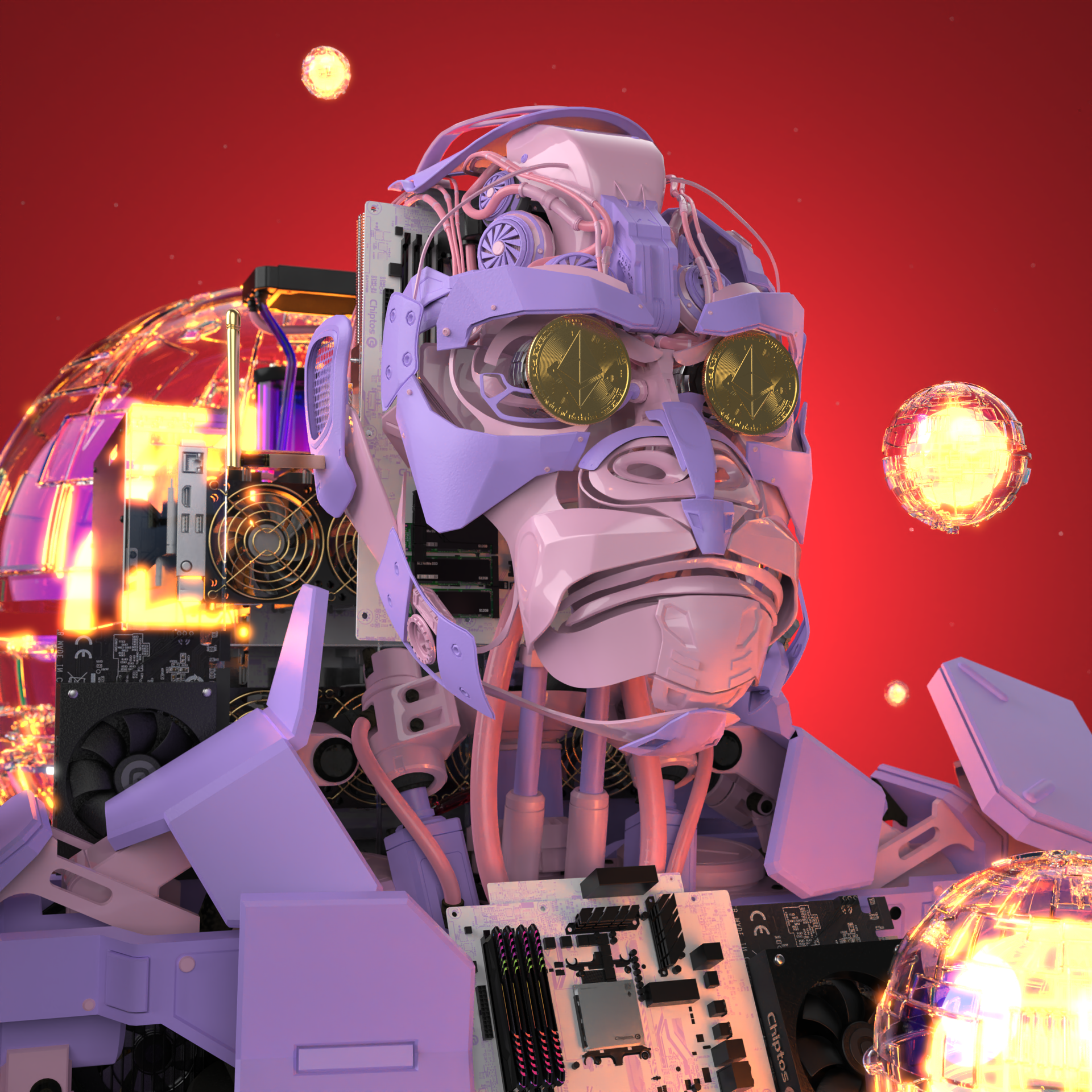 Chiptos X Kong Robot Gorilla Aesthetic Robot PFP Robot Profile Picture ...