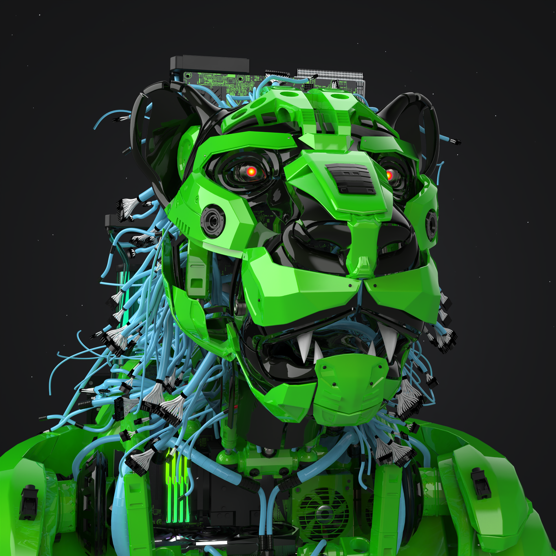 Chiptos X Lion Robot Animal Aesthetic Robot PFP Robot Profile Picture ...