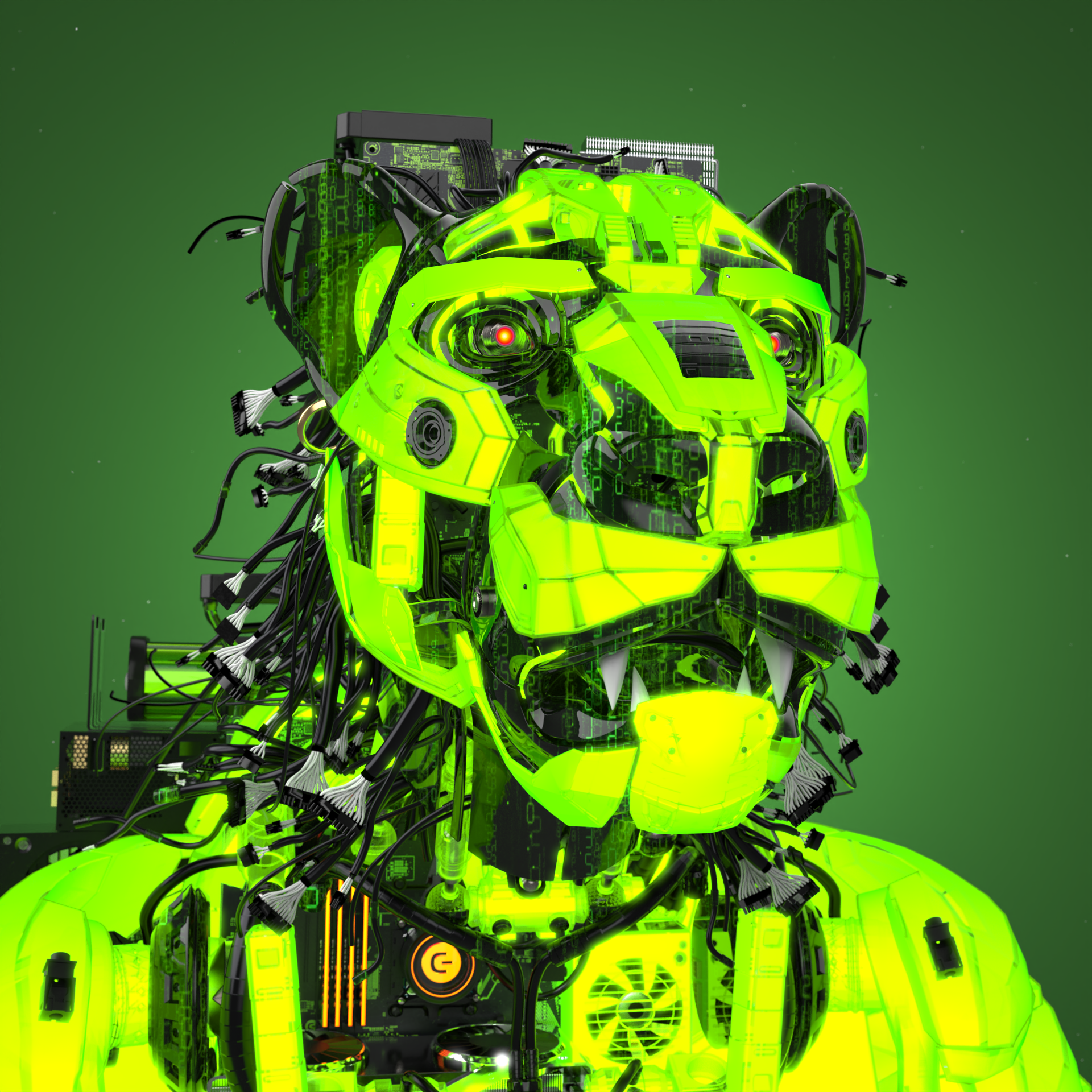 Chiptos X Lion Robot Animal Aesthetic Robot PFP Robot Profile Picture ...