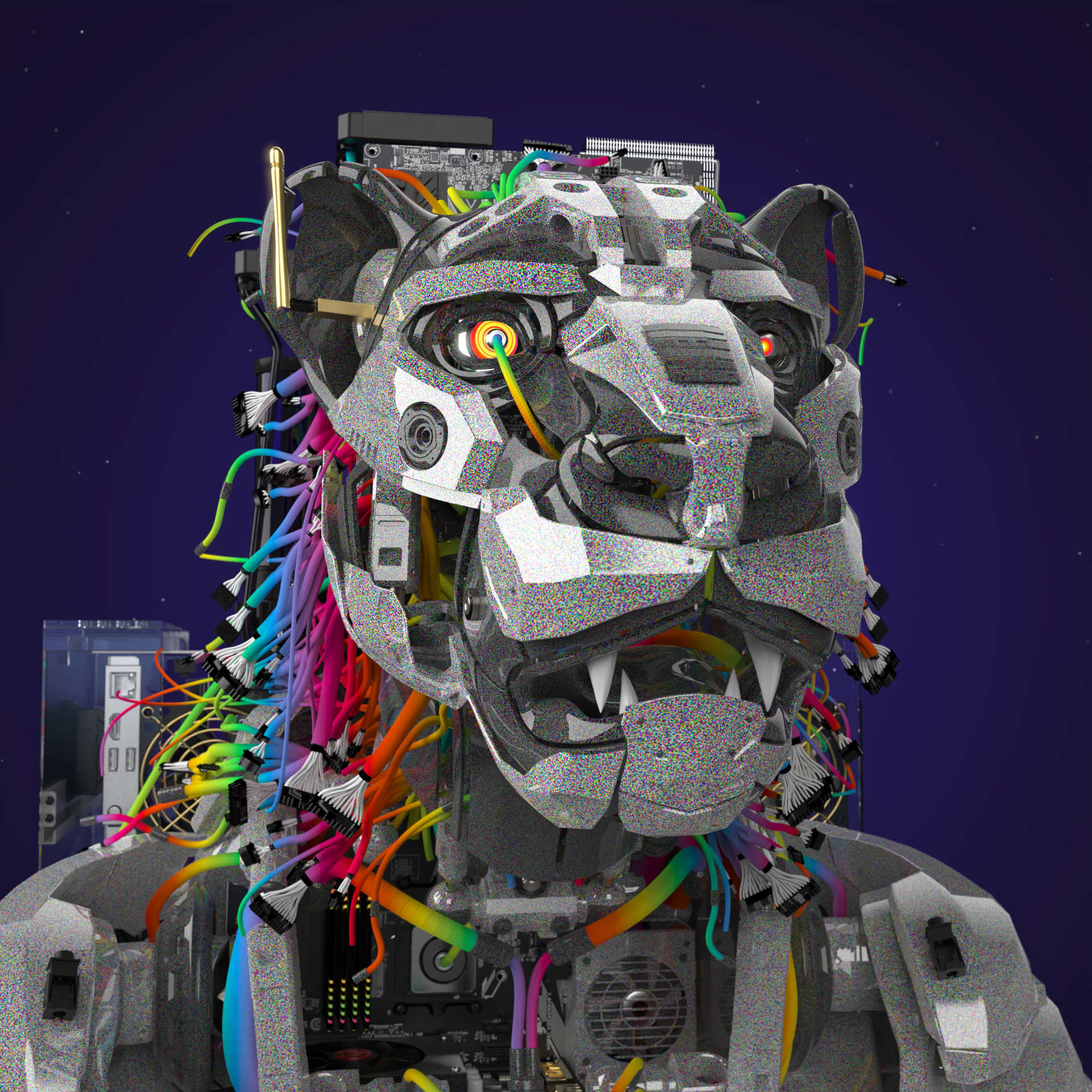 Chiptos X Lion Robot Animal Aesthetic Robot PFP Robot Profile Picture ...