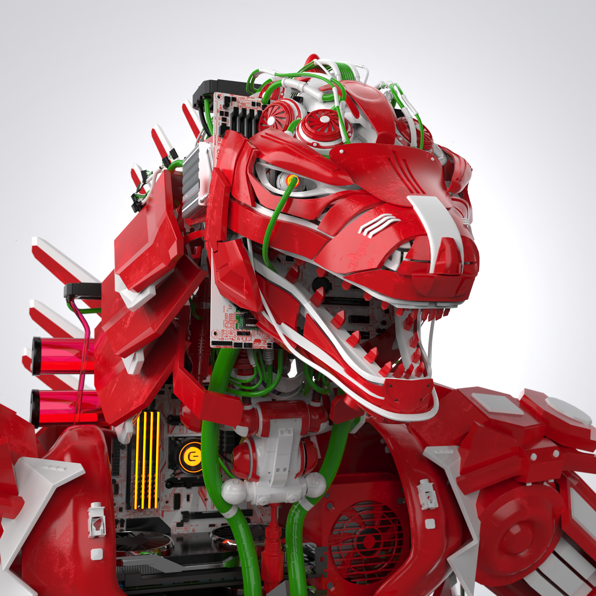 Chiptos X Zilla Robot Mechagodzilla Godzilla Aesthetic Robot PFP Robot ...