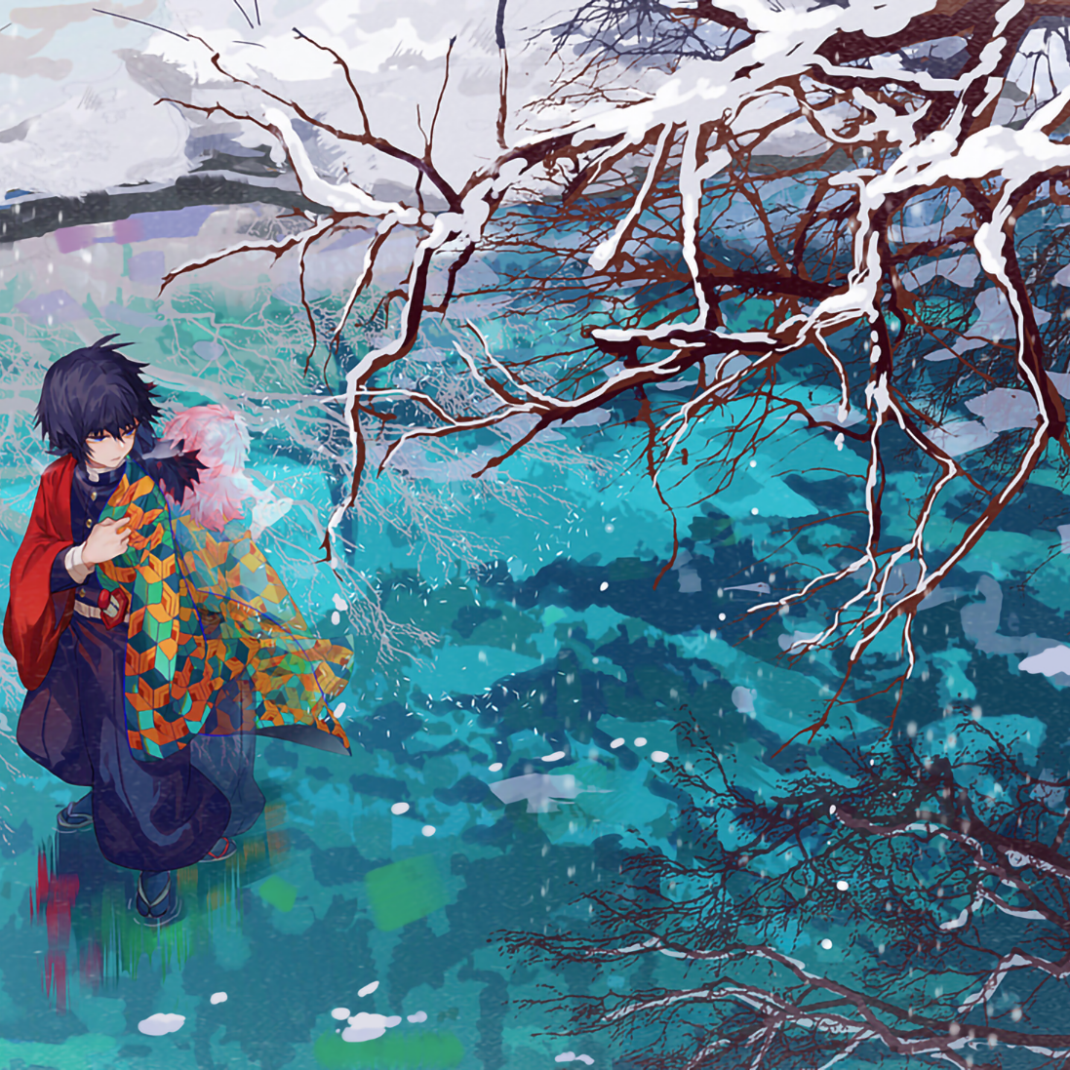 Winter Serenity: Demon Slayer Anime Avatar