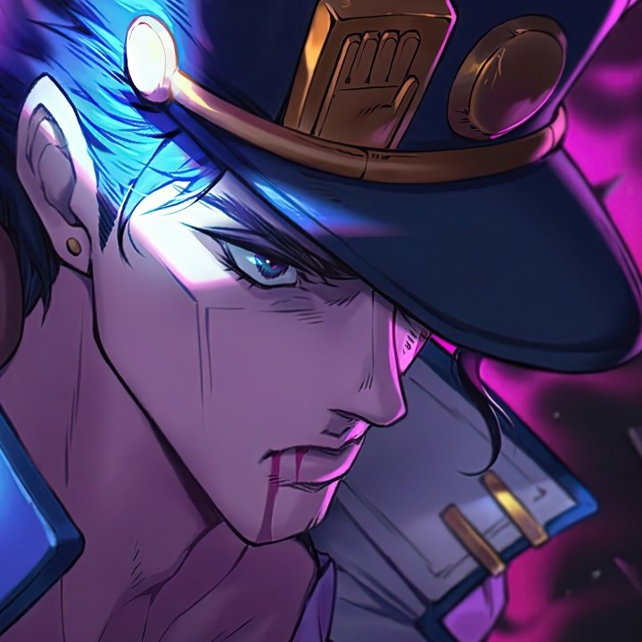 JoJo’s Fierce Gaze – Iconic Anime Forum Avatar