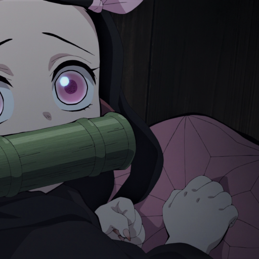 Nezuko's Glimpse: Iconic Demon Slayer Anime Avatar