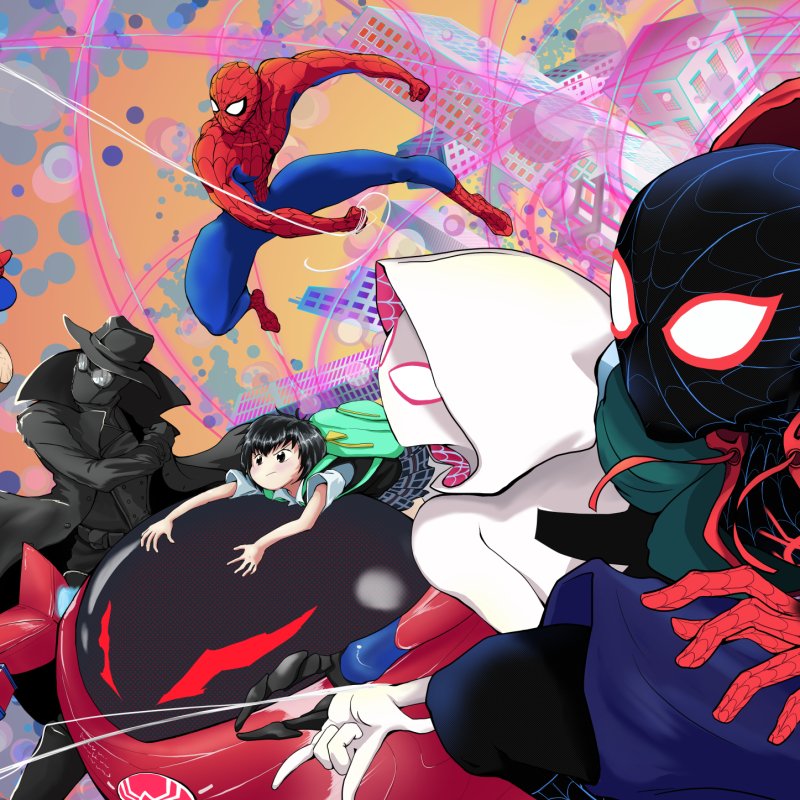 Spider-Verse Squad | Web-Warrior PFP | Multiverse Slingers | Gwen & Miles