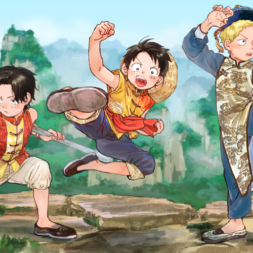 One Piece Kids Adventure: Dynamic Anime Forum Avatar