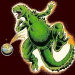 Download Comic Godzilla PFP