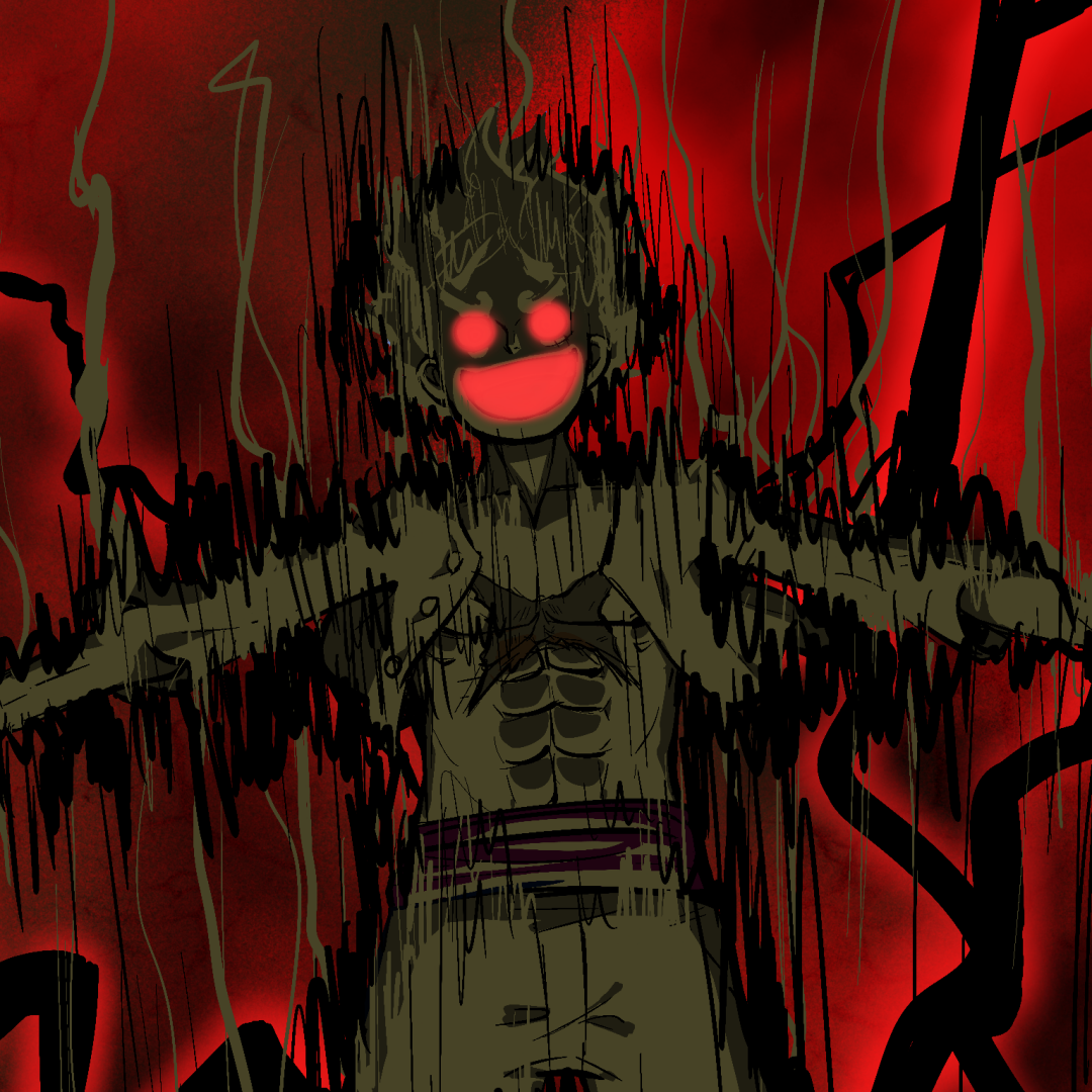 One Piece Dark Aura - Intense Anime Avatar Energy