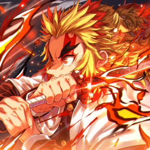 Flaming Flame Hashira Avatar | Demon Slayer: Kimetsu no Yaiba PFP