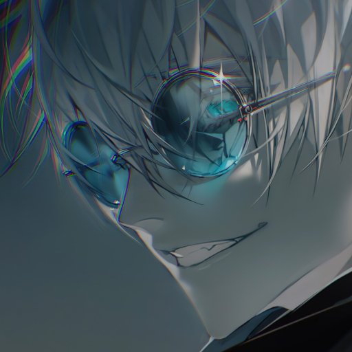 Gojo's Glimmer: Jujutsu Kaisen Anime Avatar Vibes