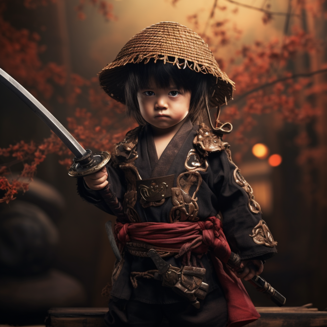 Download Samurai Kids Samourai AI Art PFP
