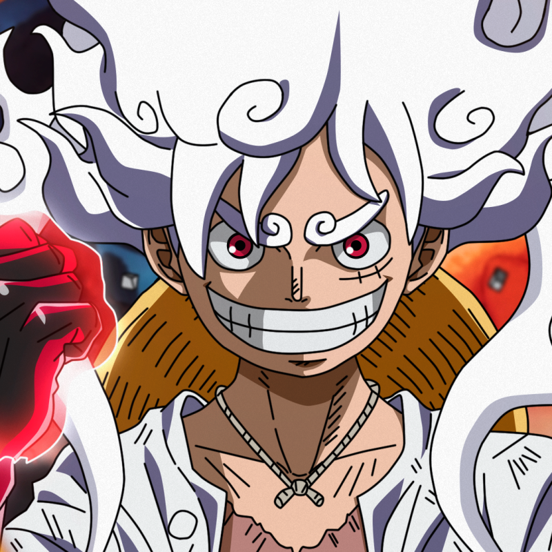 Luffy Gear 5 Unleashed – One Piece Anime Avatar Power