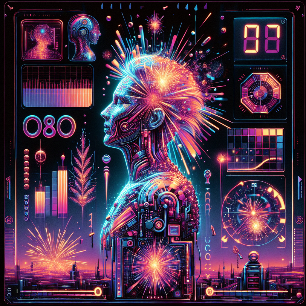 Cyber Celebration - New Year's Eve Avatar by QuantumCurator