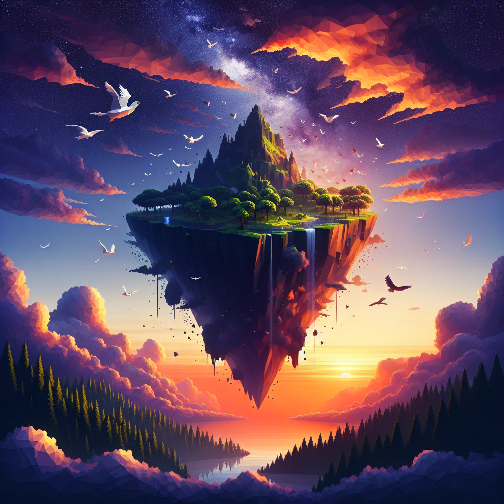 Flying Island - Desktop Wallpapers, Phone Wallpaper, PFP, Gifs, and More!