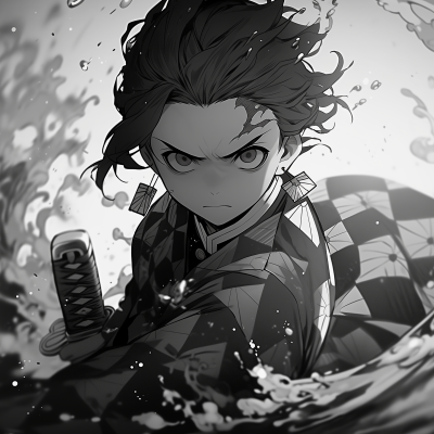 Download Anime Tanjiro Kamado Demon Slayer: Kimetsu No Yaiba Manga PFP