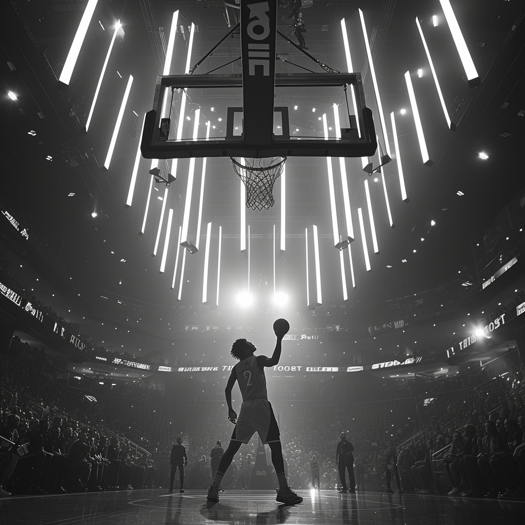 NBA Stadium Spotlight Avatar by robokoboto