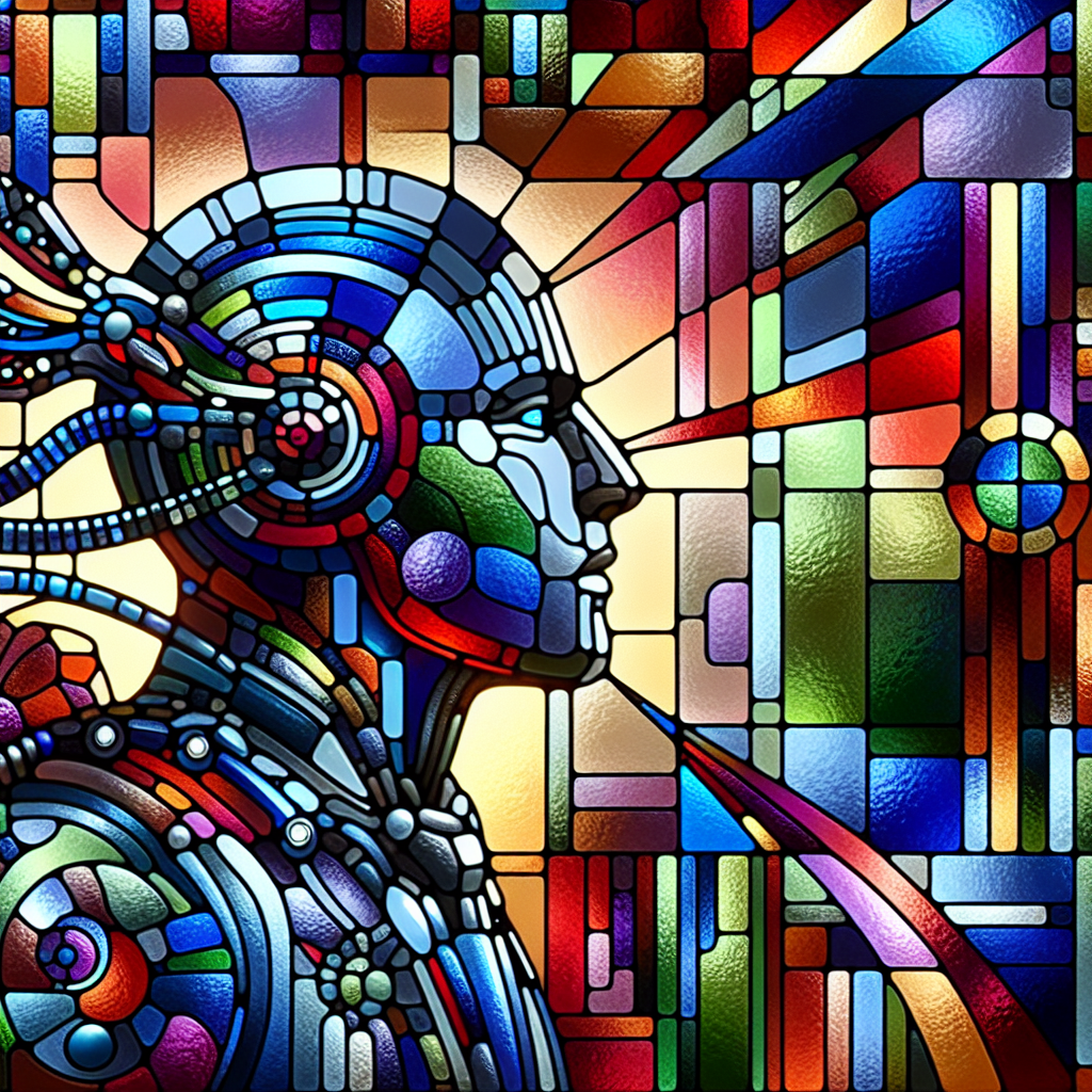 Colorful Cyborg - Choose Your Unique Avatar by QuantumCurator