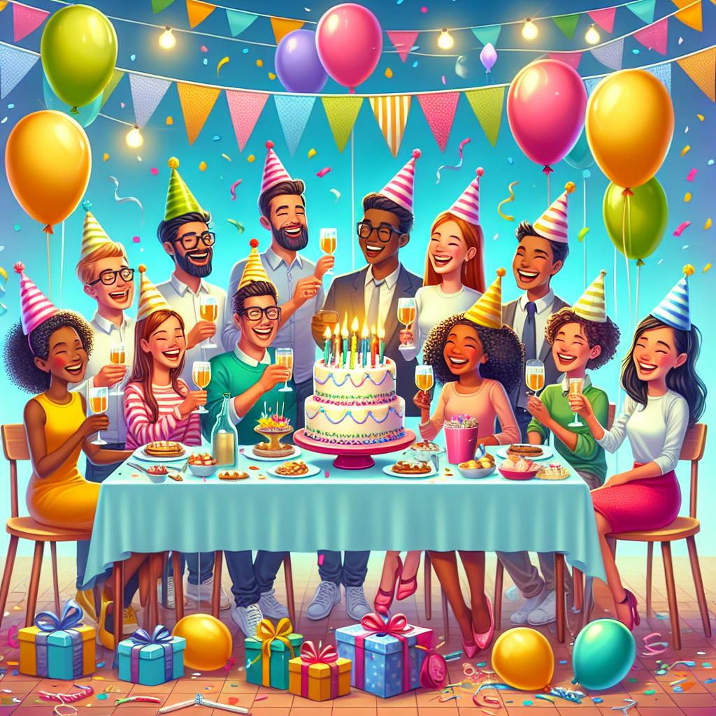Joyful Birthday Party Celebration Avatar by QuantumCurator