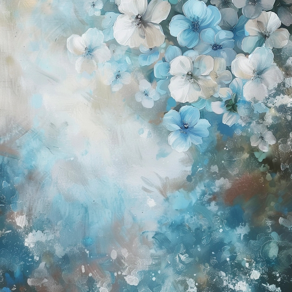 Blue Blossoms Aura by CelestialCanvas