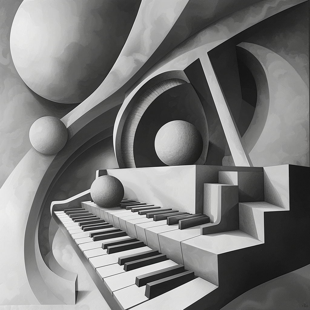 Abstract Piano Harmony by robokoboto