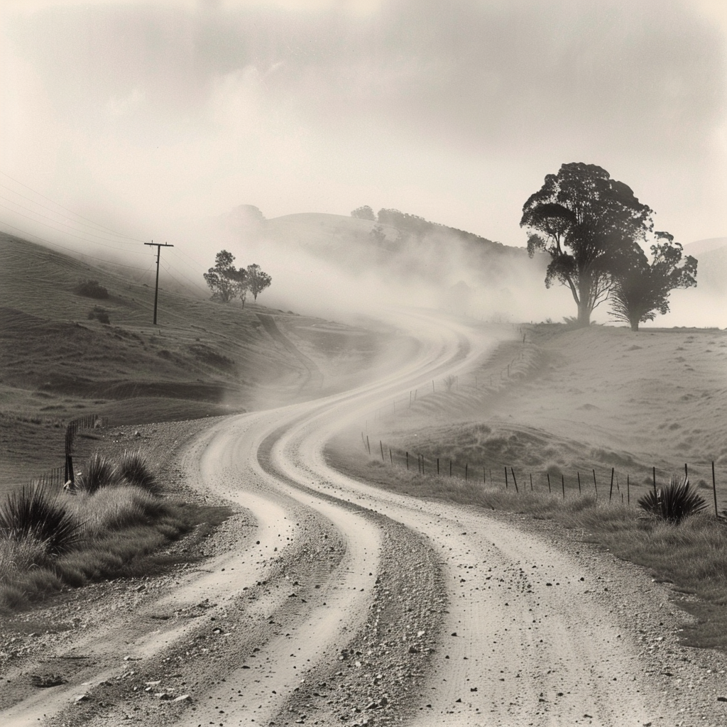 Dusty Country Road Wanderer by RyMishRy