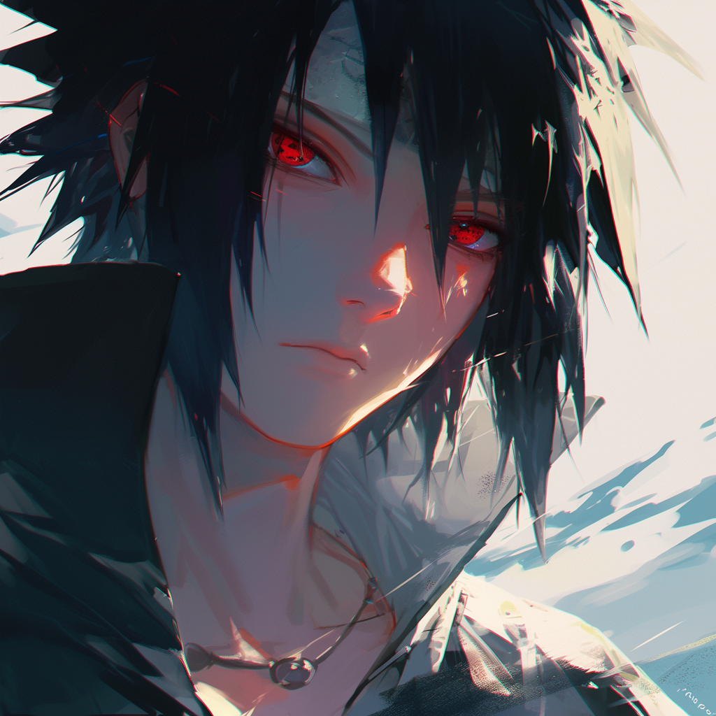 Download Anime Naruto Sasuke Uchiha Sharingan (Naruto) PFP by patrika