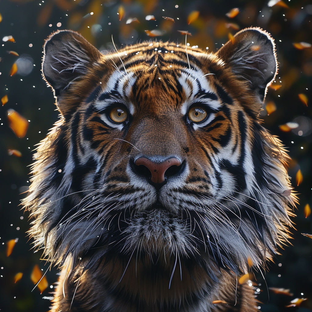 Majestic Bengal Tiger Avatar by CelestialCanvas
