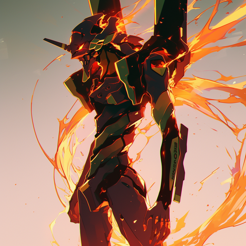 Evangelion Mecha Anime Avatar by robokoboto