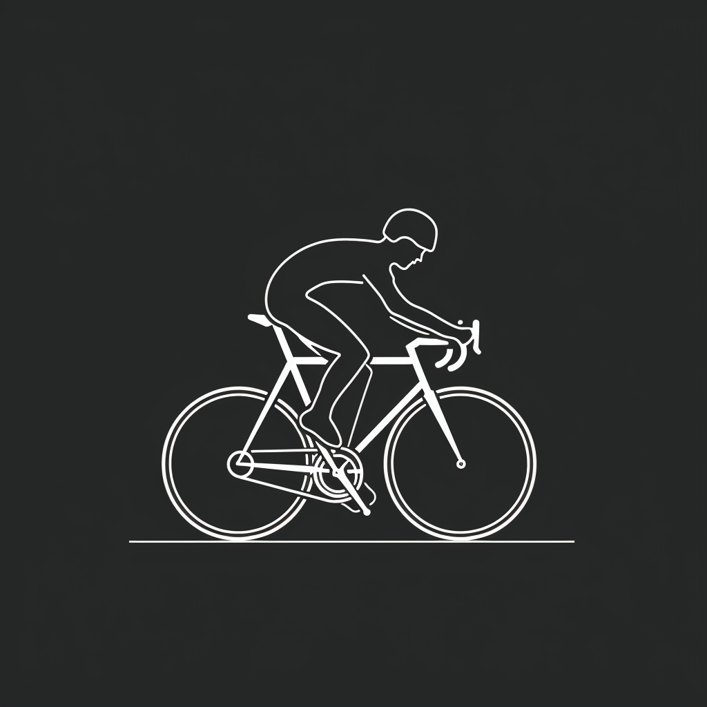 Cyclist Silhouette by RyMishRy