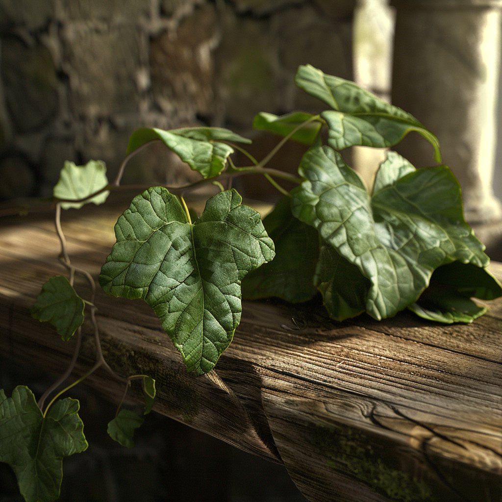 Nature's Embrace: A Leafy Profile Avatar by patrika