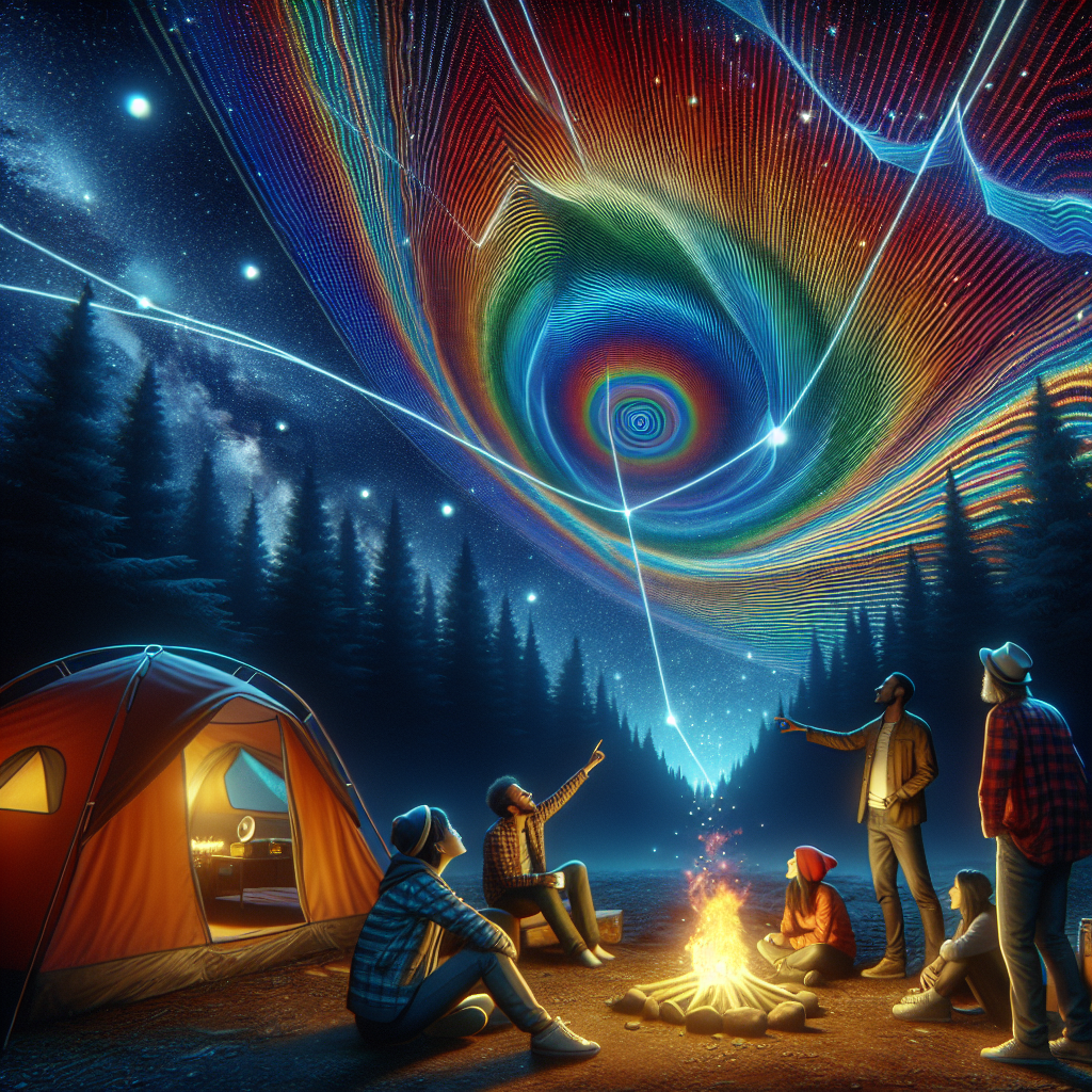 Starlit Camping Adventure: Your Forum Avatar by QuantumCurator