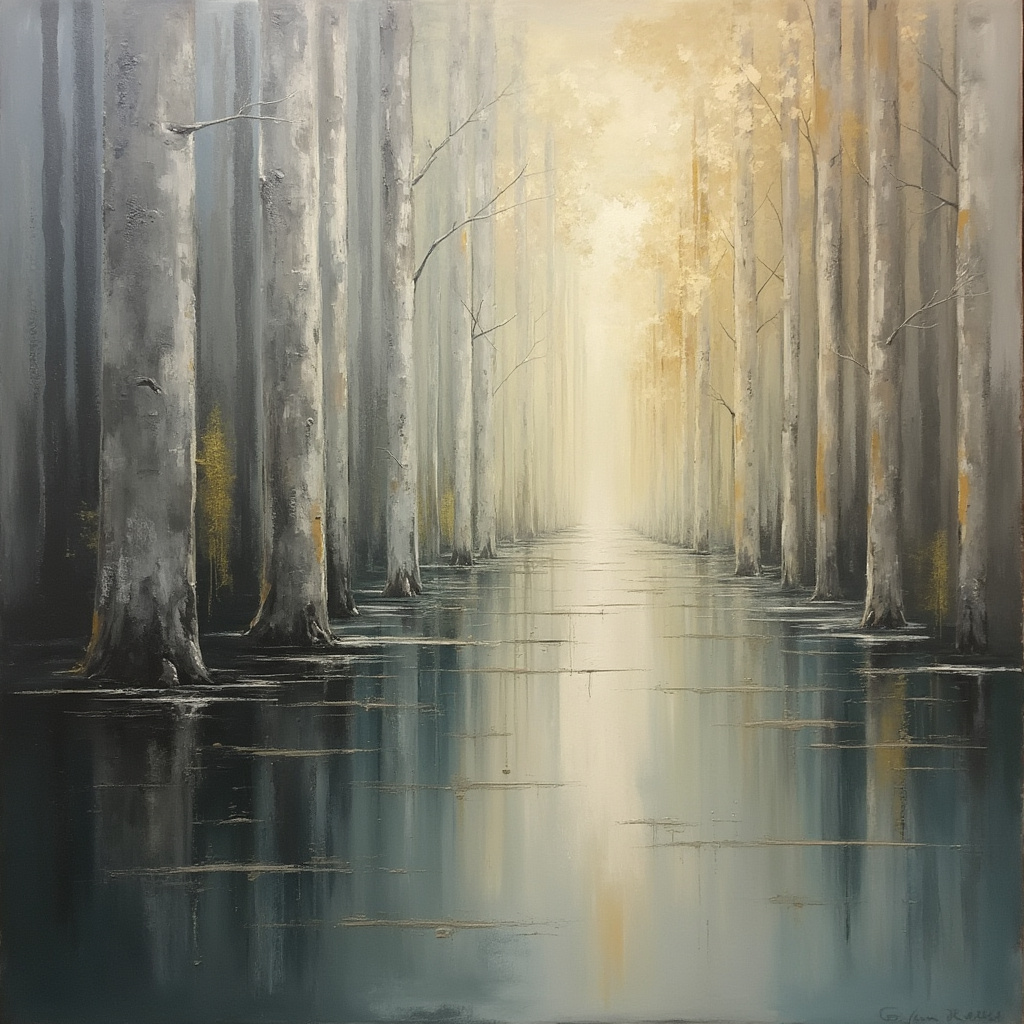 Serene Forest Reflection - Forum Avatar by QuantumCurator