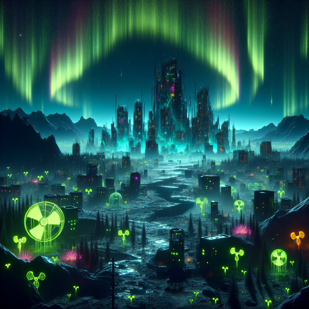 Radioactive Dreams: A Forum Avatar of Neon Wonders by QuantumCurator