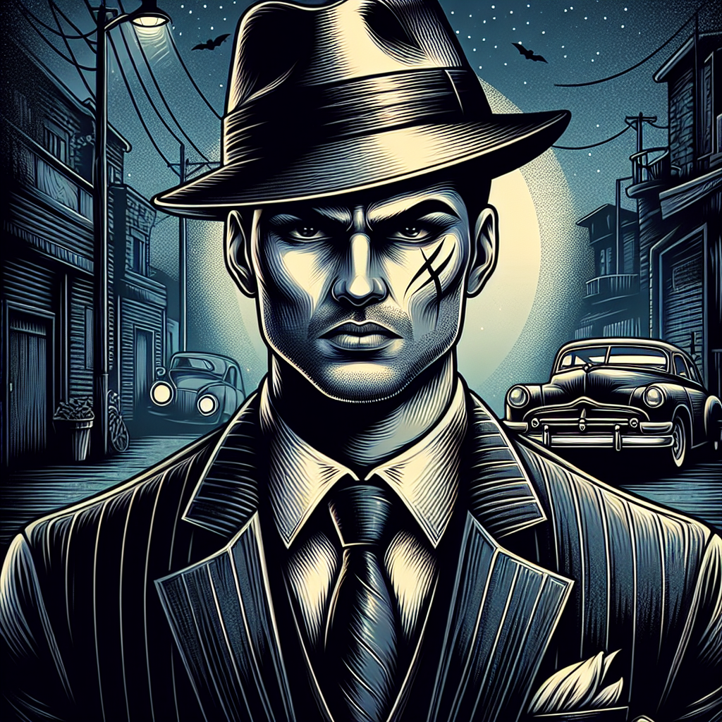 Gangster Vibes: A Striking Profile Avatar by QuantumCurator