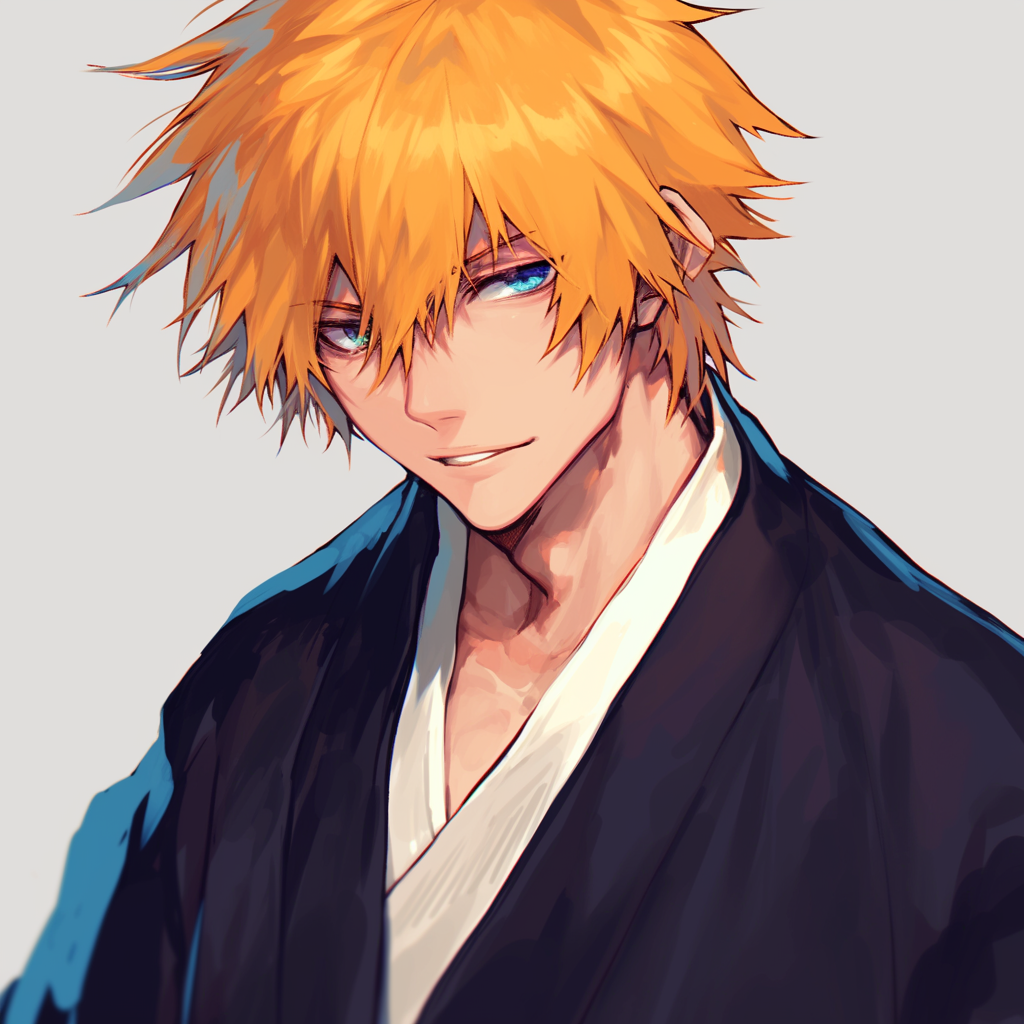 Ichigo Kurosaki: Stylish Anime Avatar from Bleach by robokoboto