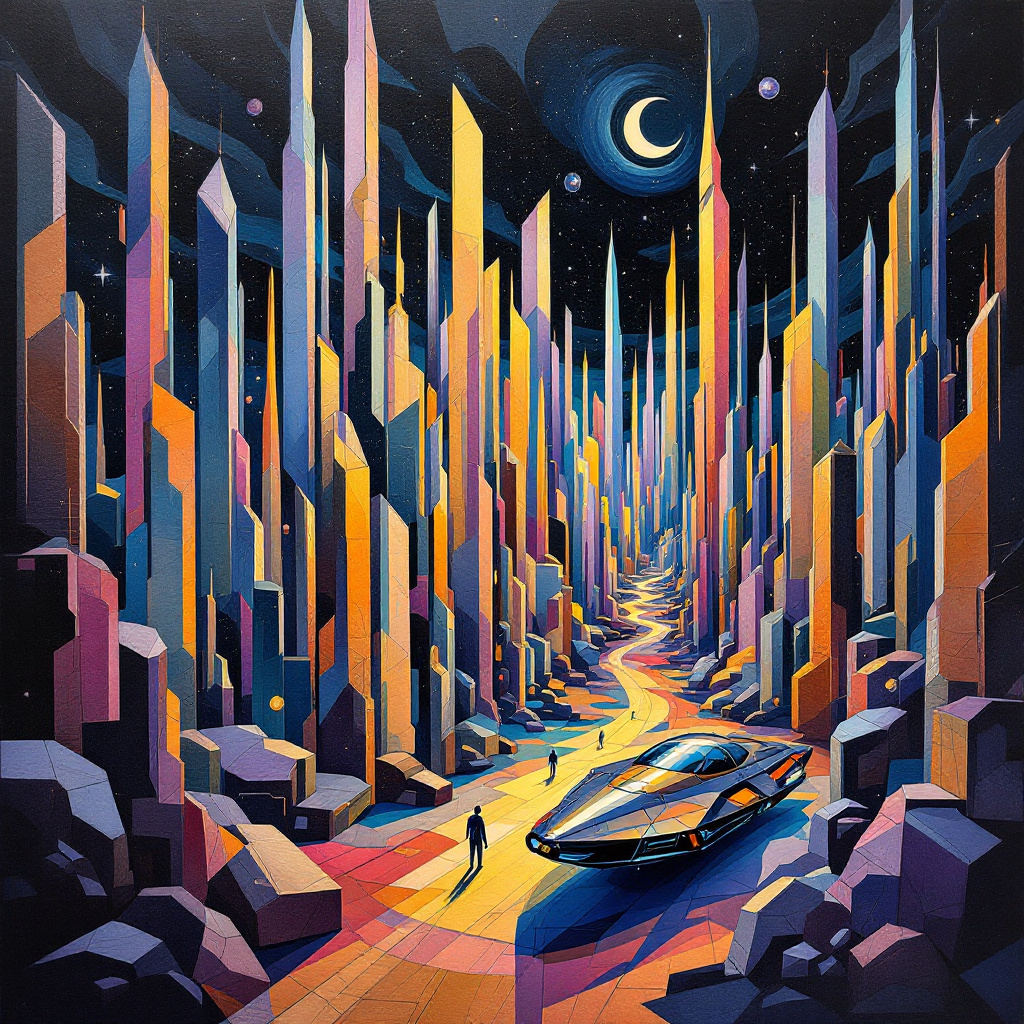 Galactic Journey: A Vibrant Forum Avatar by AlphaMiner