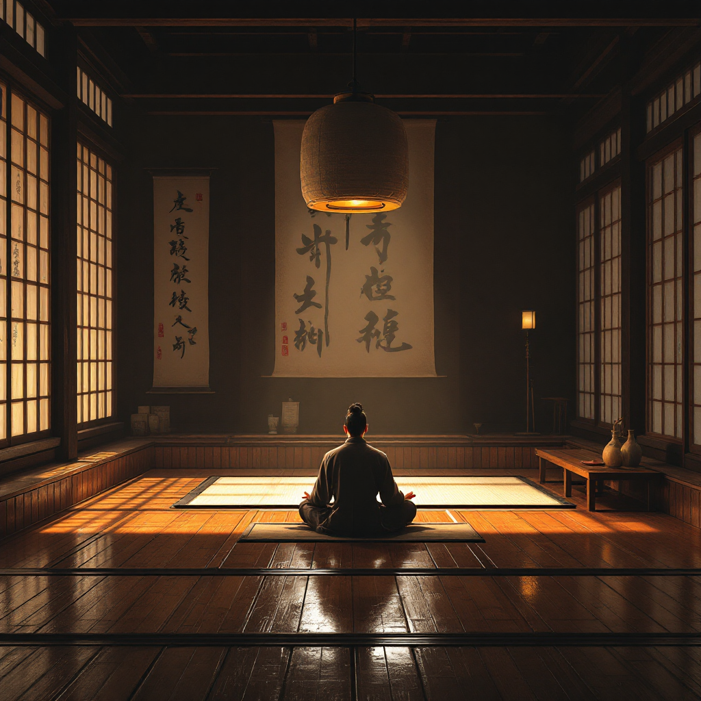 Serene Dojo Avatar: Embrace Tranquility by QuantumCurator