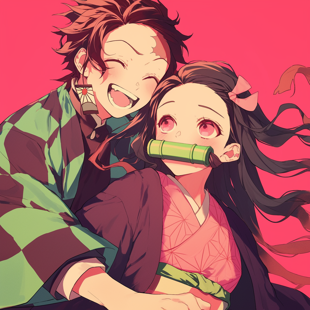 Nezuko & Tanjiro: Anime Avatar from Demon Slayer by patrika