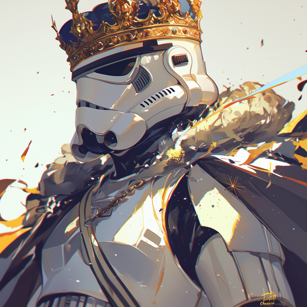 Stormtrooper King: A Bold Avatar for Star Wars Fans by patrika