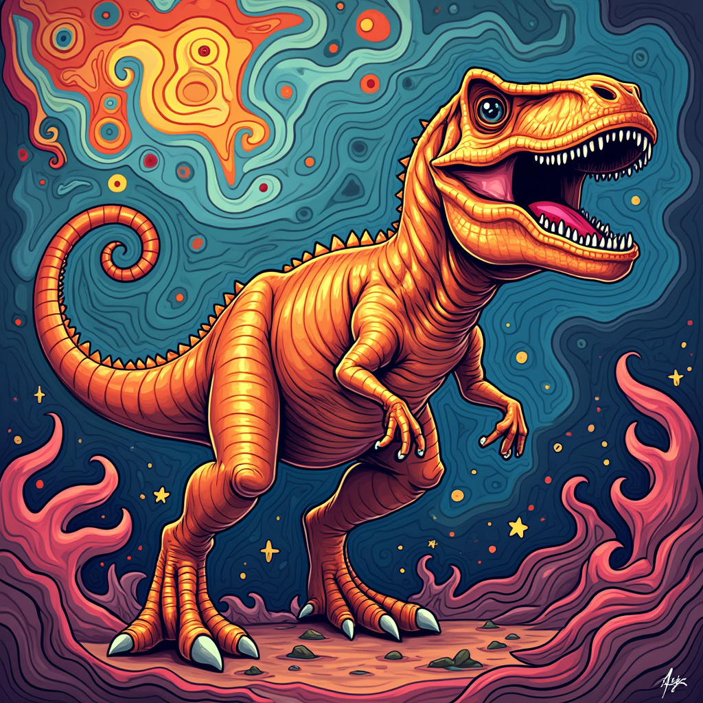 Tyrannosaurus Rex: Your Bold Forum Avatar by QuantumCurator