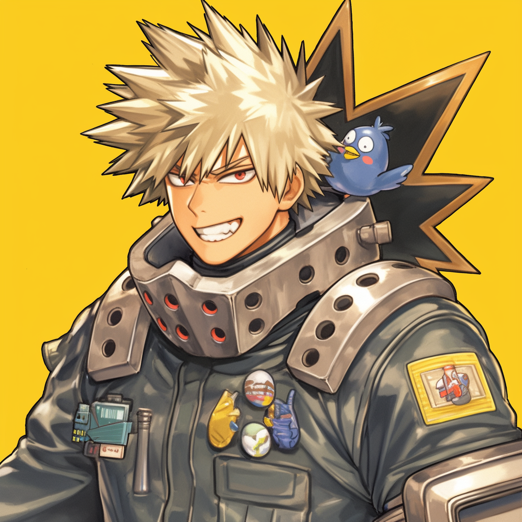 Katsuki Bakugou: Dynamic Avatar for My Hero Academia Fans by patrika