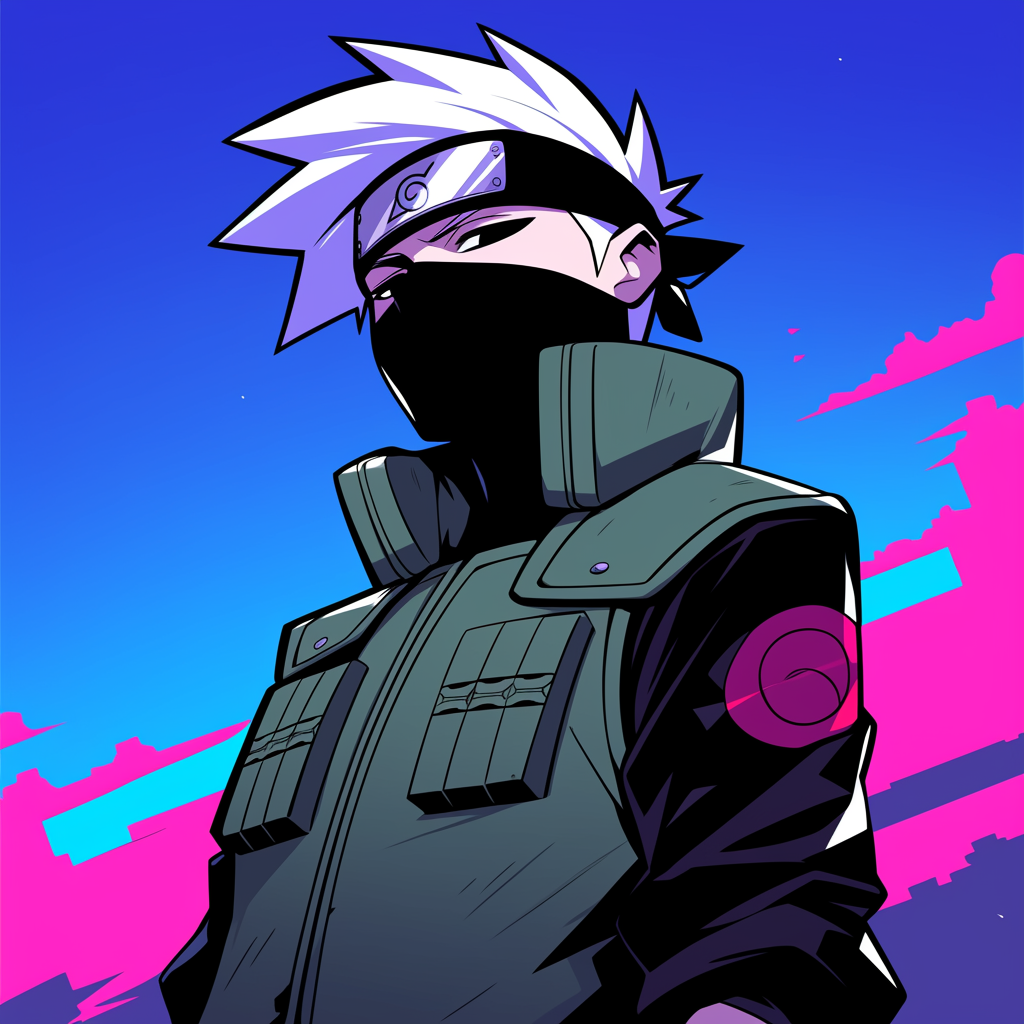 Kakashi Hatake Avatar - A Unique Anime Profile Icon by patrika