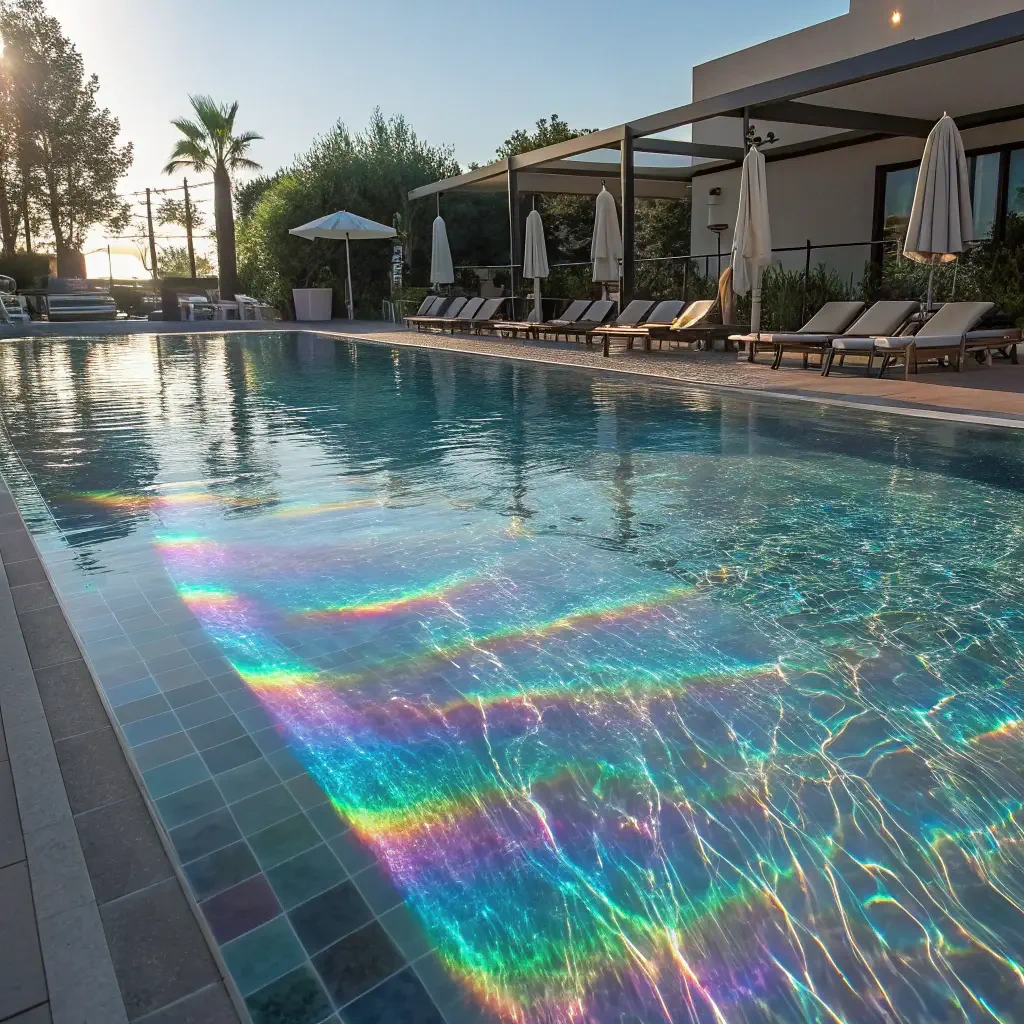 Serene Pool Vibes - Perfect Avatar for Your Profile by QuantumCurator