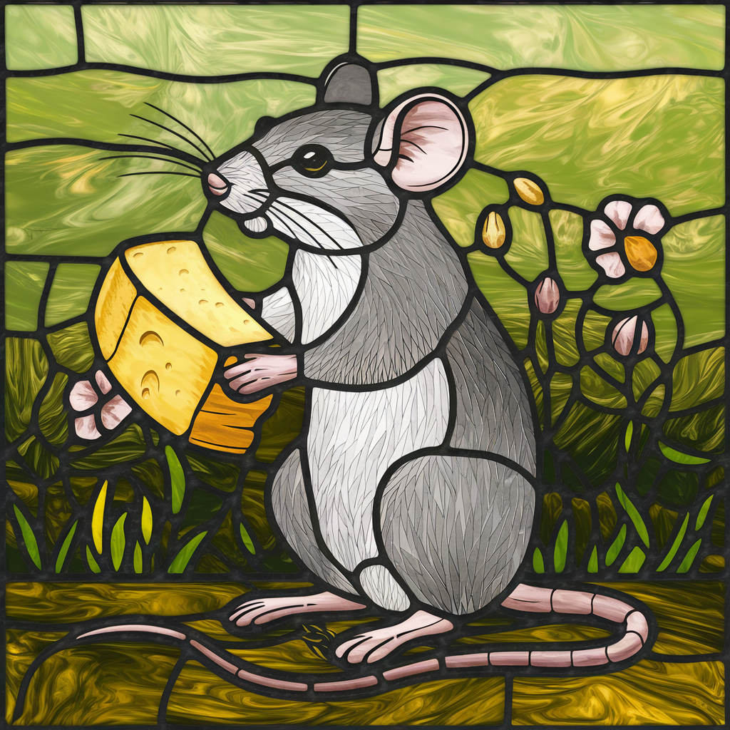 Cheesy Mouse: A Charming Forum Avatar by QuantumCurator