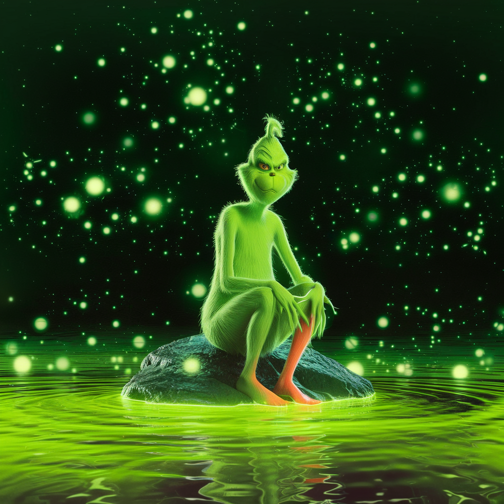 The Grinch Avatar: A Splash of Holiday Mischief by QuantumCurator