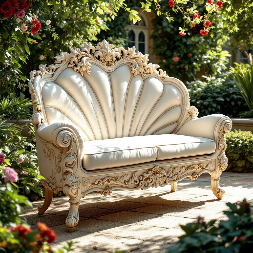 Elegant Garden Bench: A Charming Forum Avatar by QuantumCurator