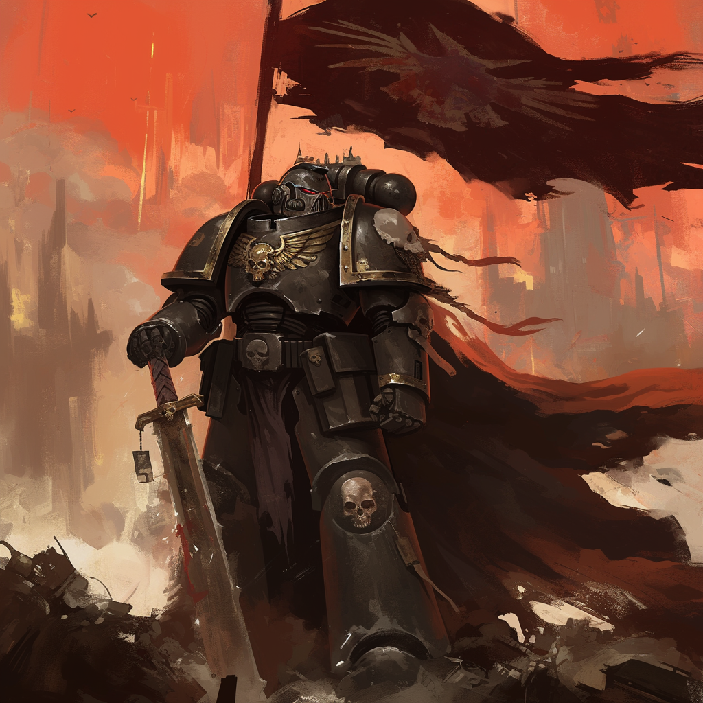 Warhammer 40K Avatar: The Resilient Space Marine by patrika