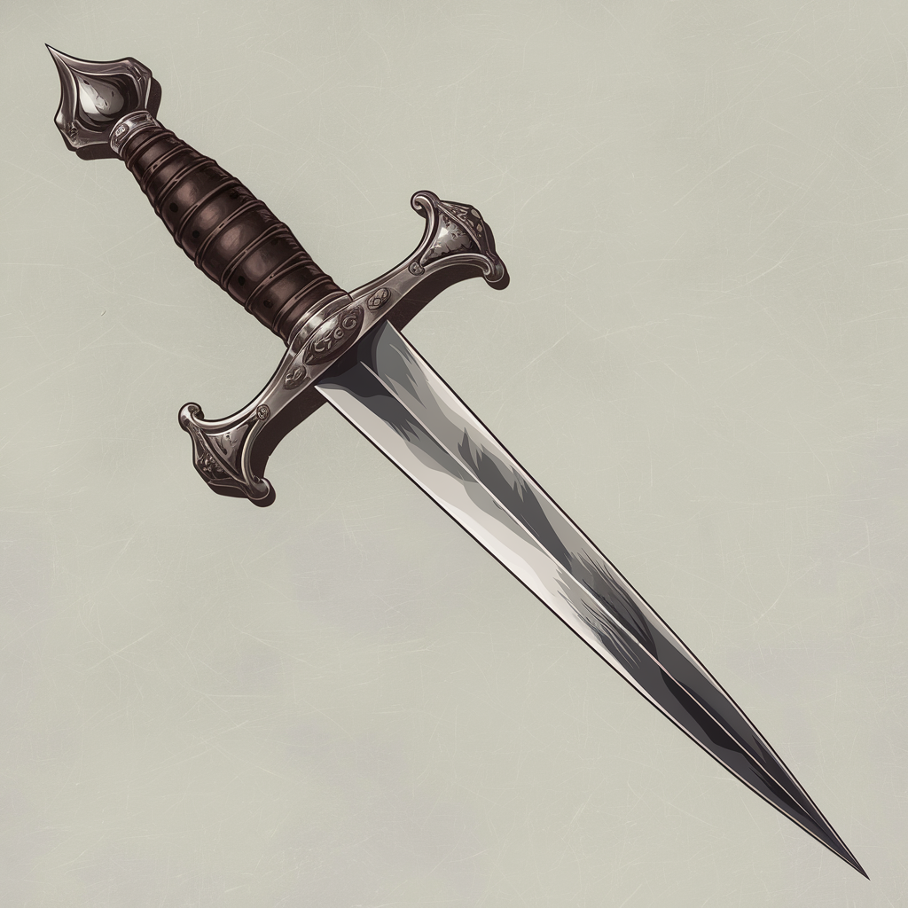 Dagger Avatar: A Bold Profile Symbol by QuantumCurator