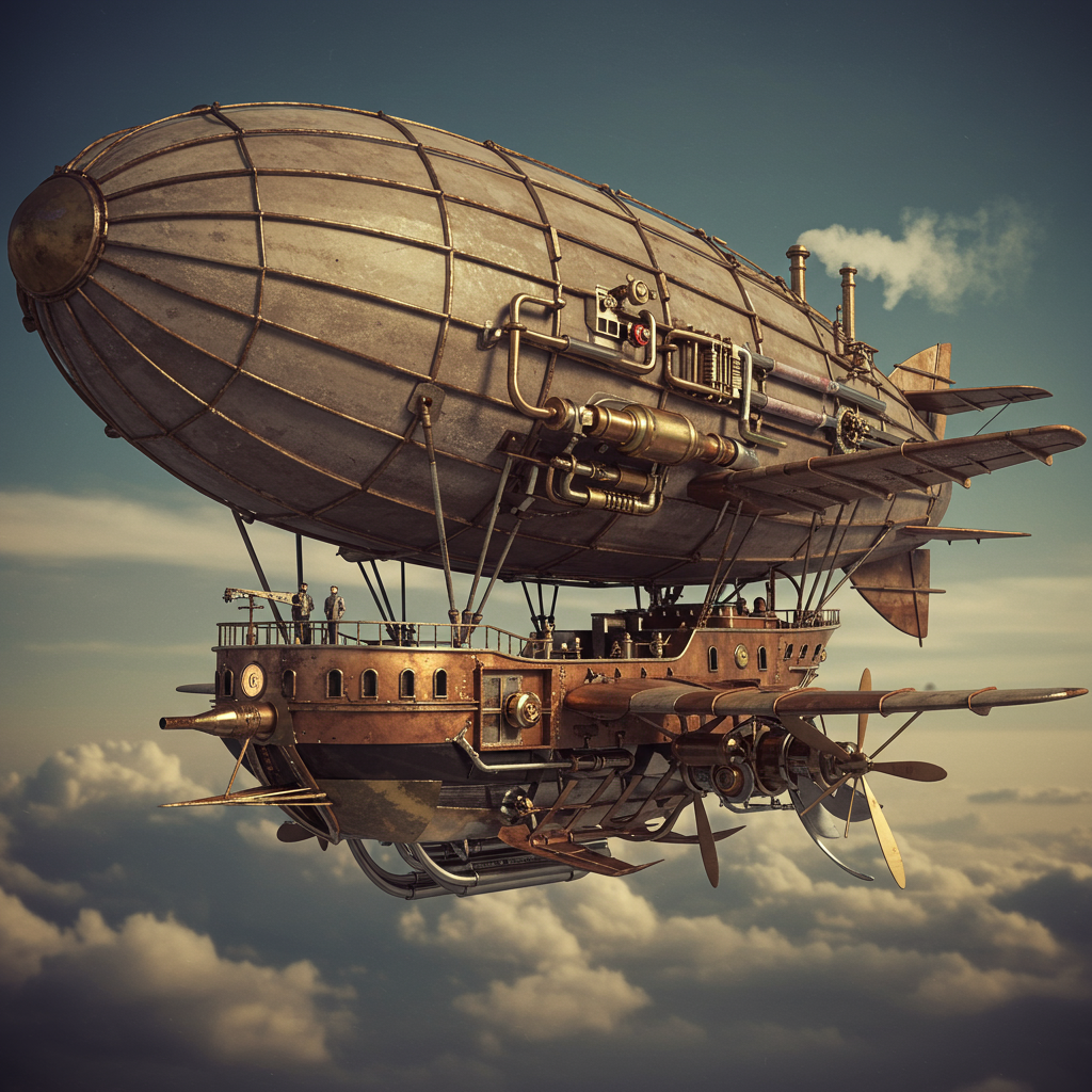 Steampunk Aviator: A Unique Forum Avatar by QuantumCurator