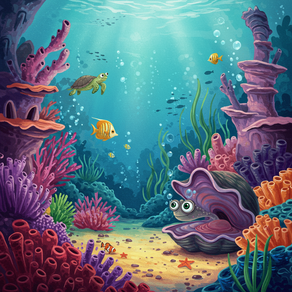 Reef Explorer Avatar: Vibrant Underwater Profile Scene by QuantumCurator